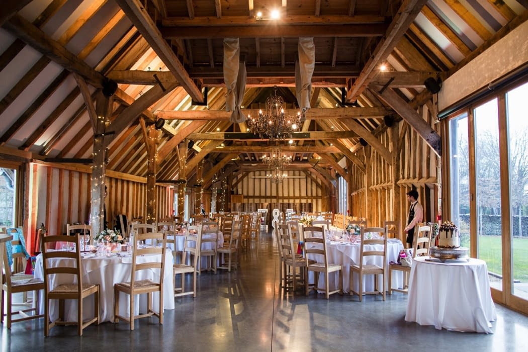 Winter Wedding at Southend Barns - West Sussex Wedding Venue