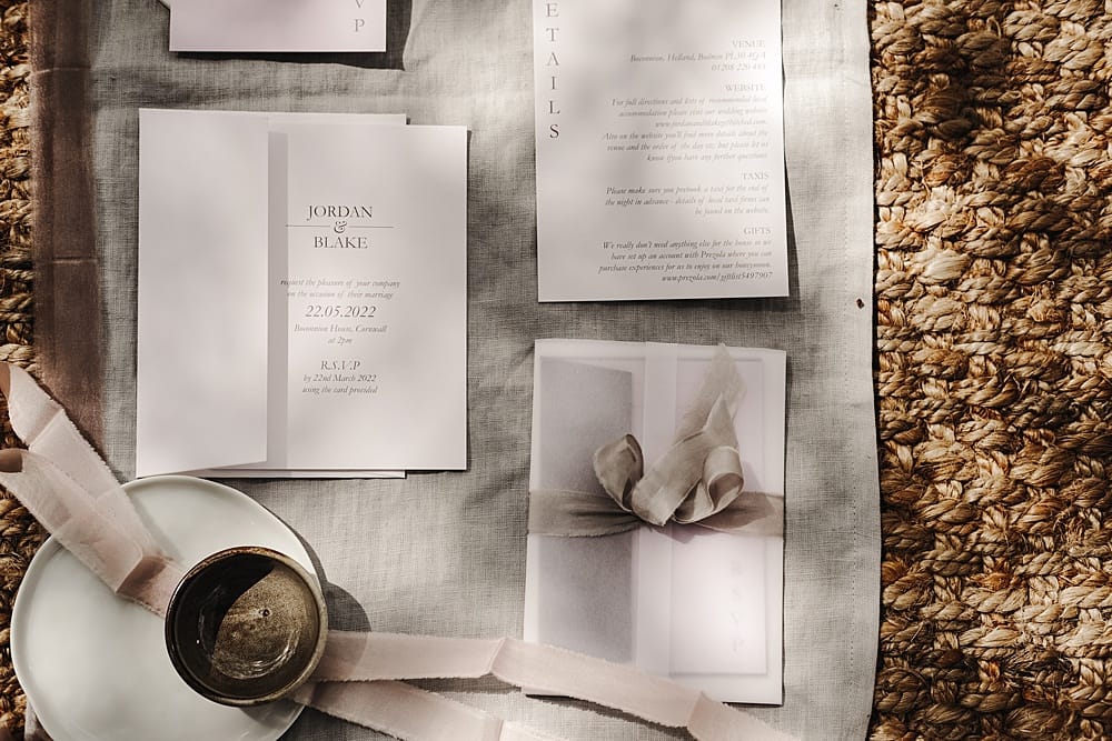 Boconnion in Cornwall | Black Tie Wedding Inspiration with Two Grooms