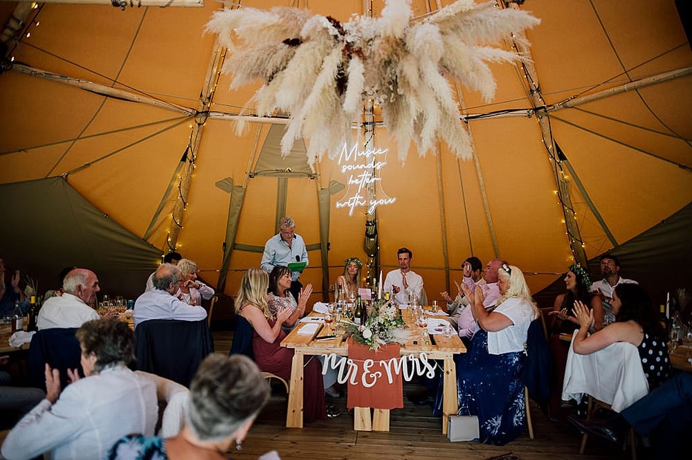 Caroline & Myles | Boho Wedding at Elmbridge Farm in Worcestershire
