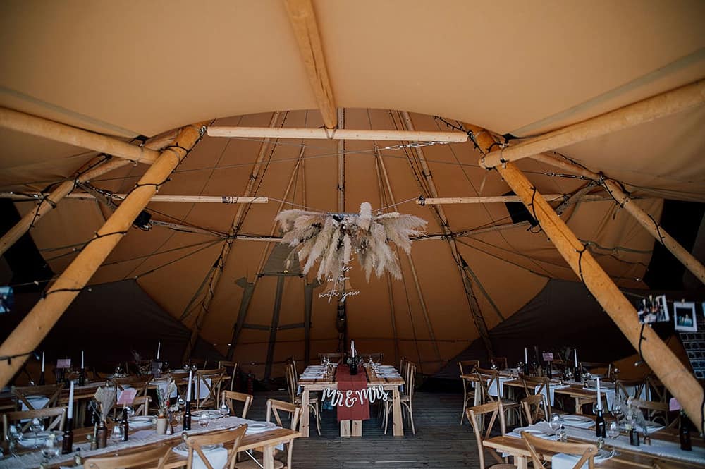 Caroline & Myles | Boho Wedding at Elmbridge Farm in Worcestershire