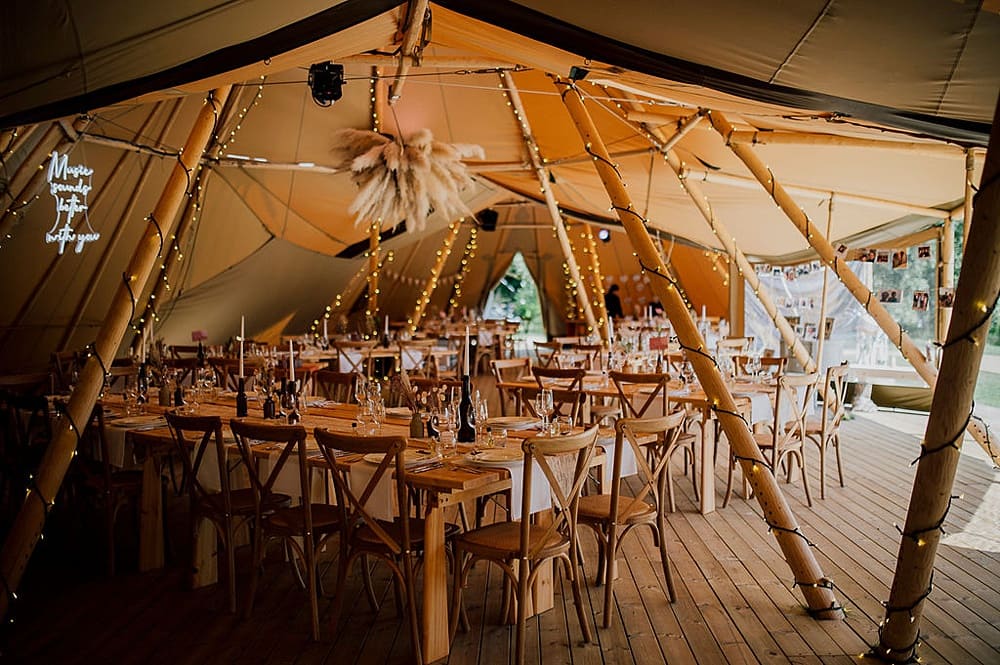 Caroline & Myles | Boho Wedding at Elmbridge Farm in Worcestershire