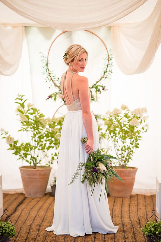 A Boho Marquee Venue with Blue Fizz Tents & Events