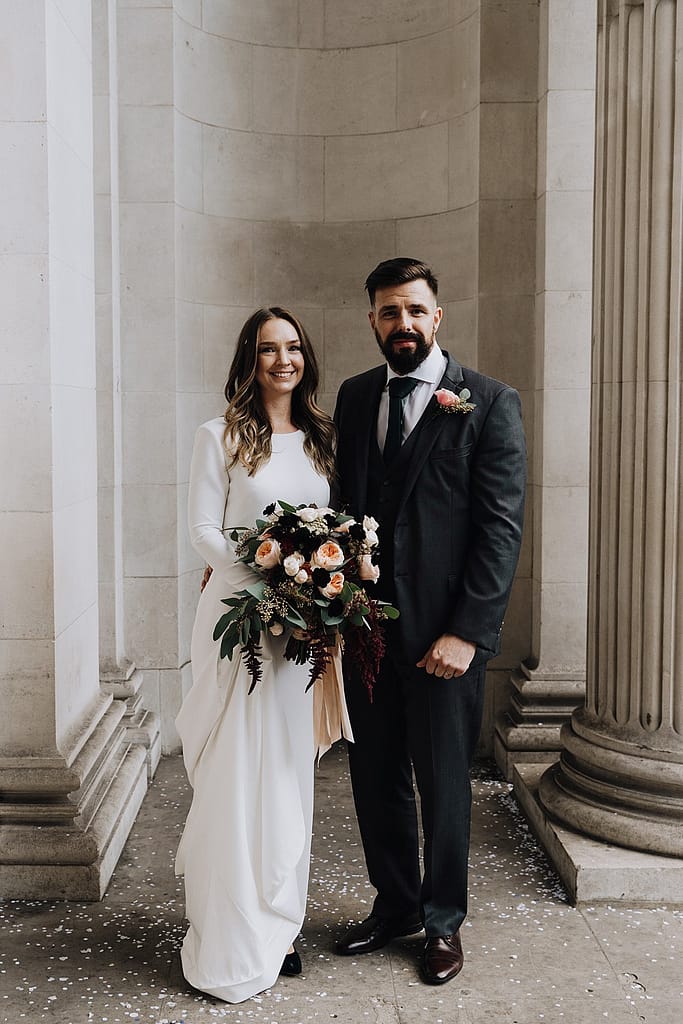 Stylish City Wedding Inspiratio a RSA House - Kieran & Rosie