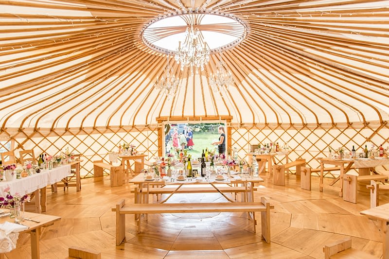 A Guide to Hiring a Wedding Yurt - Coco Wedding Venues