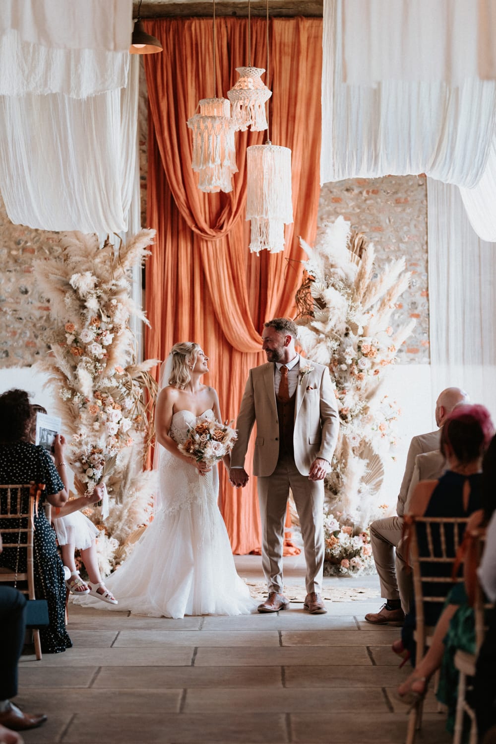 Curds Hall Barn | Miami-Inspired Wedding in Norfolk, England
