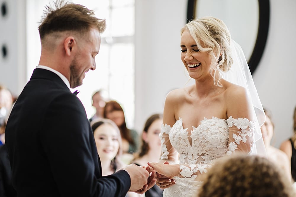 James & Melissa | Monochrome Wedding at Swynford Manor