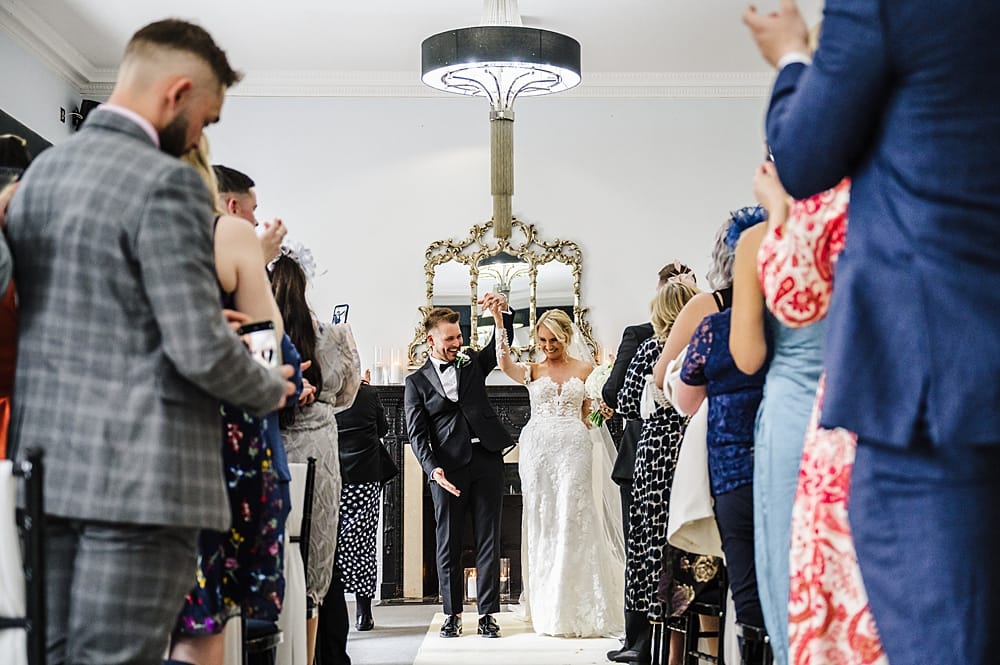 James & Melissa | Monochrome Wedding at Swynford Manor