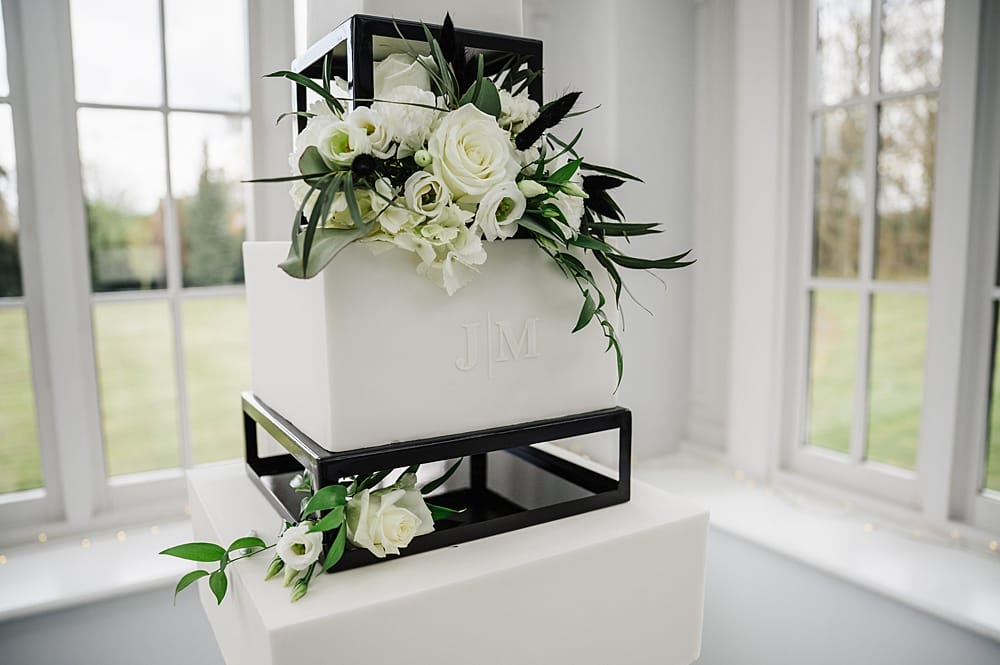 James & Melissa | Monochrome Wedding at Swynford Manor