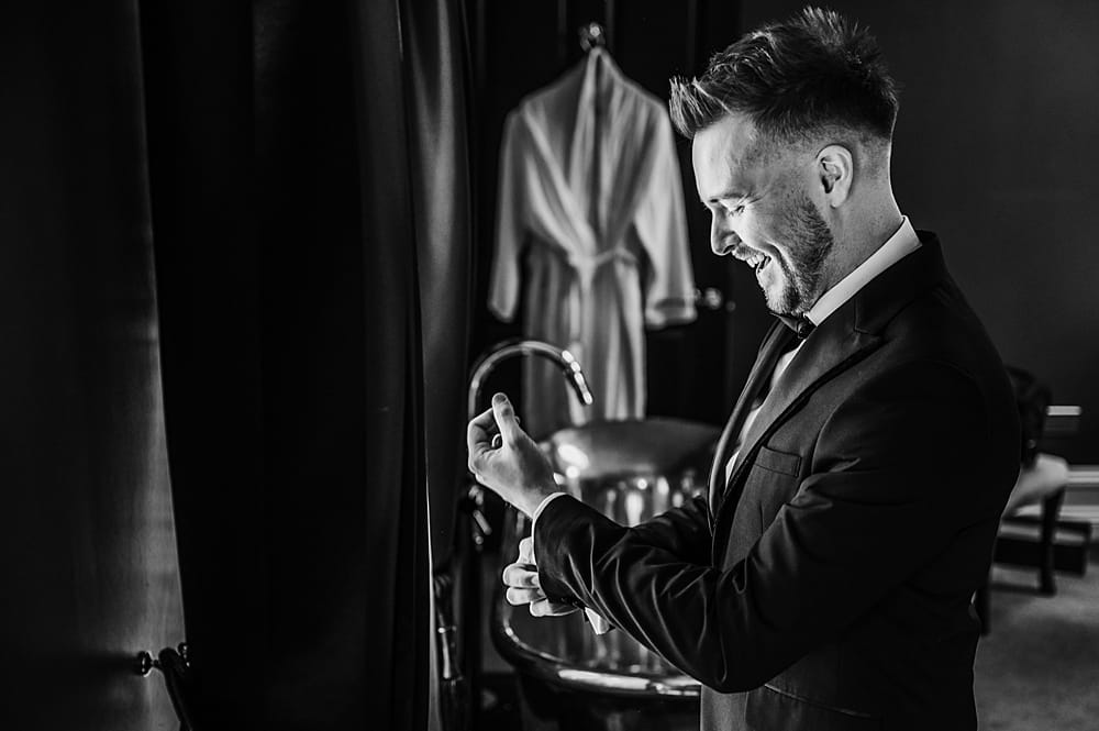 James & Melissa | Monochrome Wedding at Swynford Manor