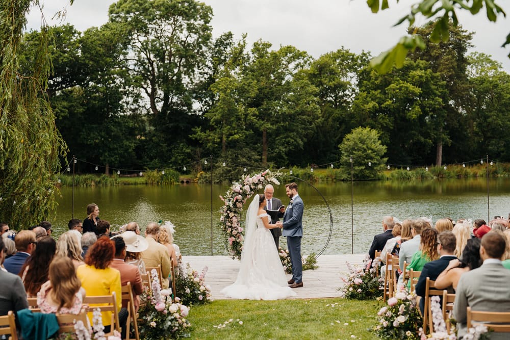 Eve & Matt | Romantic Lakeside Wedding at Barns & Yard