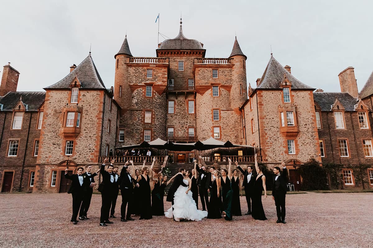 Thomas & Kayla | Scottish Castle Wedding at Thirlestane Castle