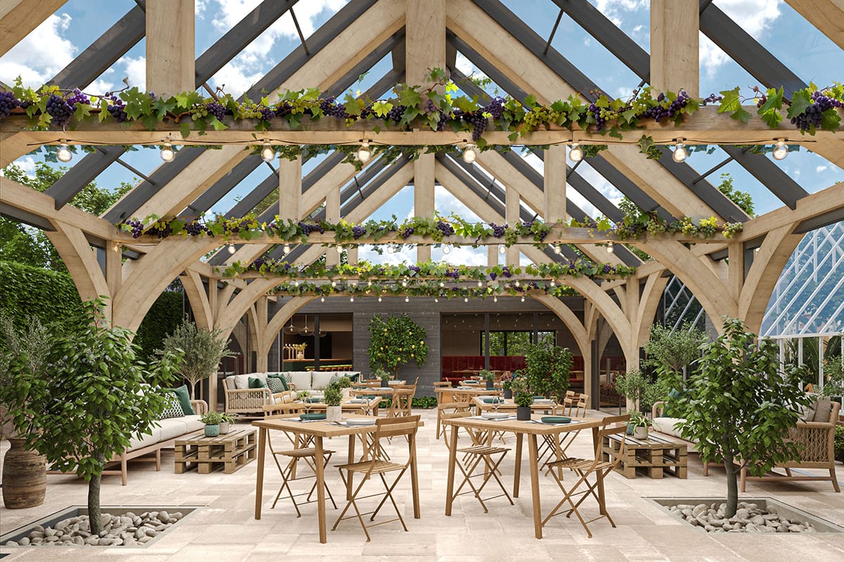 Chapel House Estate Unveils New Glass Courtyard Events Space