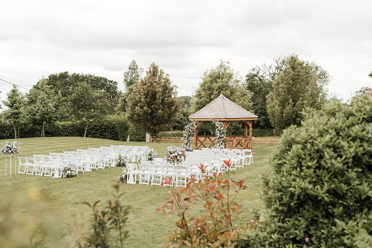 Pretty Garden Marquee Wedding Styling at Manor Hill House