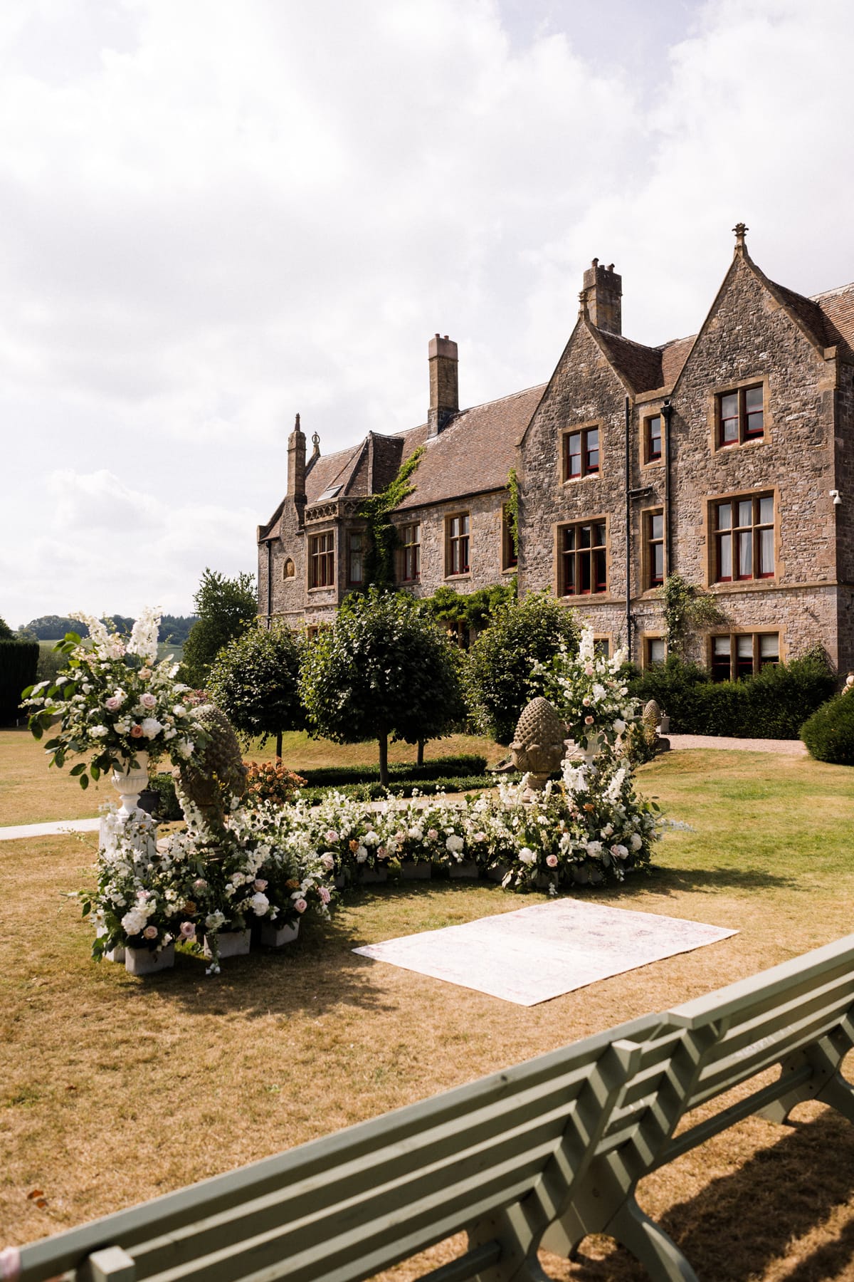 A Romantic English Summer Wedding at Huntsham Court, Devon