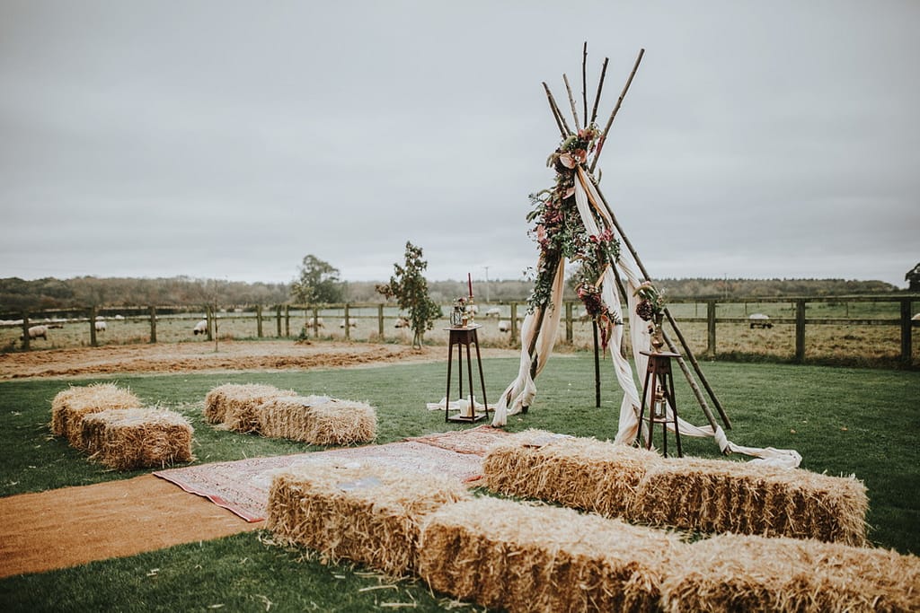 Wild Bohemia at Godwick Great Barn - Boho Wedding Inspiration