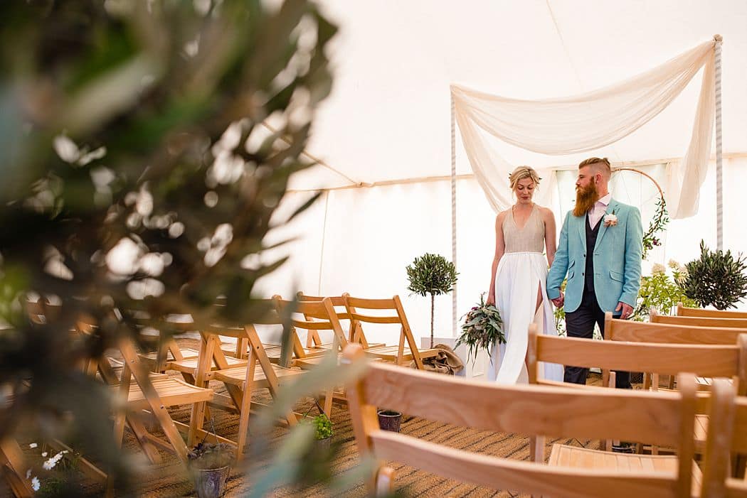 A Boho Marquee Venue with Blue Fizz Tents & Events