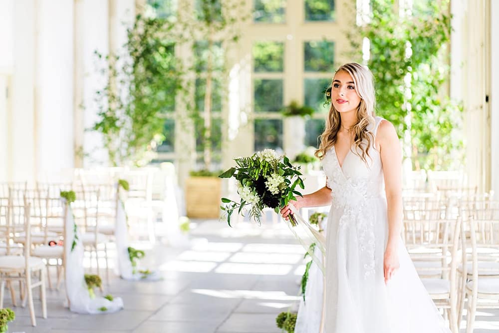 Botanical Wedding Inspiration in Highcliffe Castle’s Wintergarden