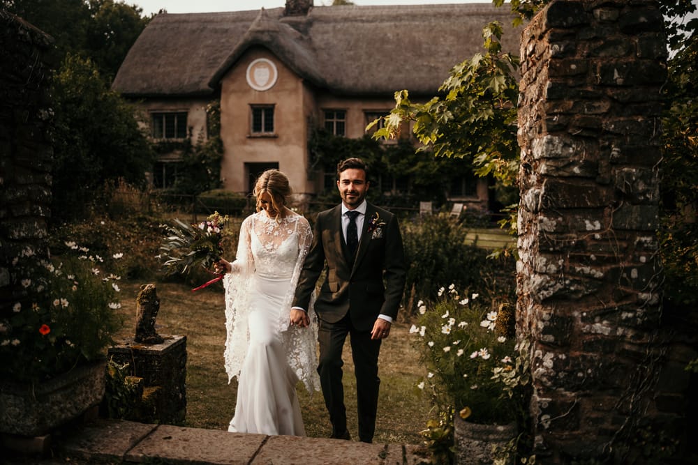 Hannah & Alex | Boho Inspired Garden Ceremony at Hayne Devon