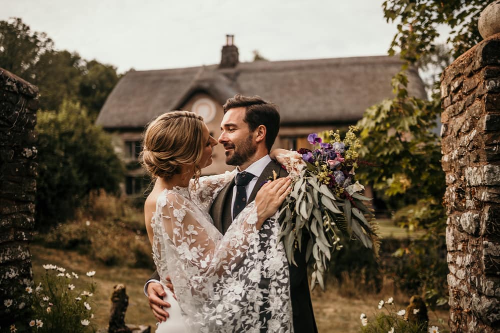 Hannah & Alex | Boho Inspired Garden Ceremony at Hayne Devon