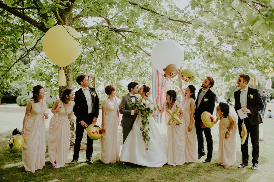 Colourful Garden Wedding Inspiration at Morden Hall - Hazel & Michael