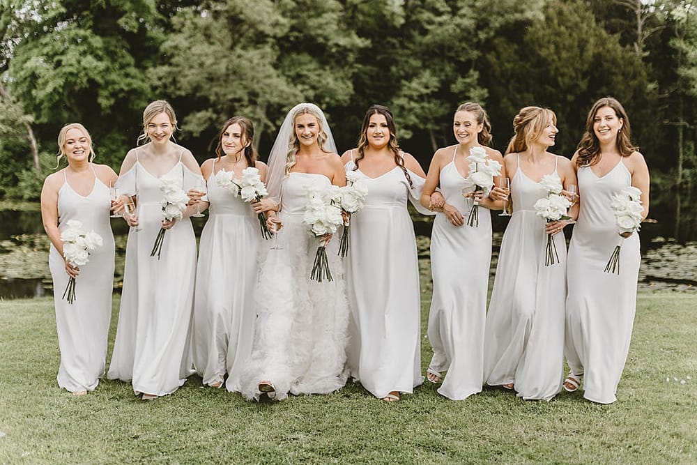 Lauren & Tom | Modern White Wedding at Thicket Priory