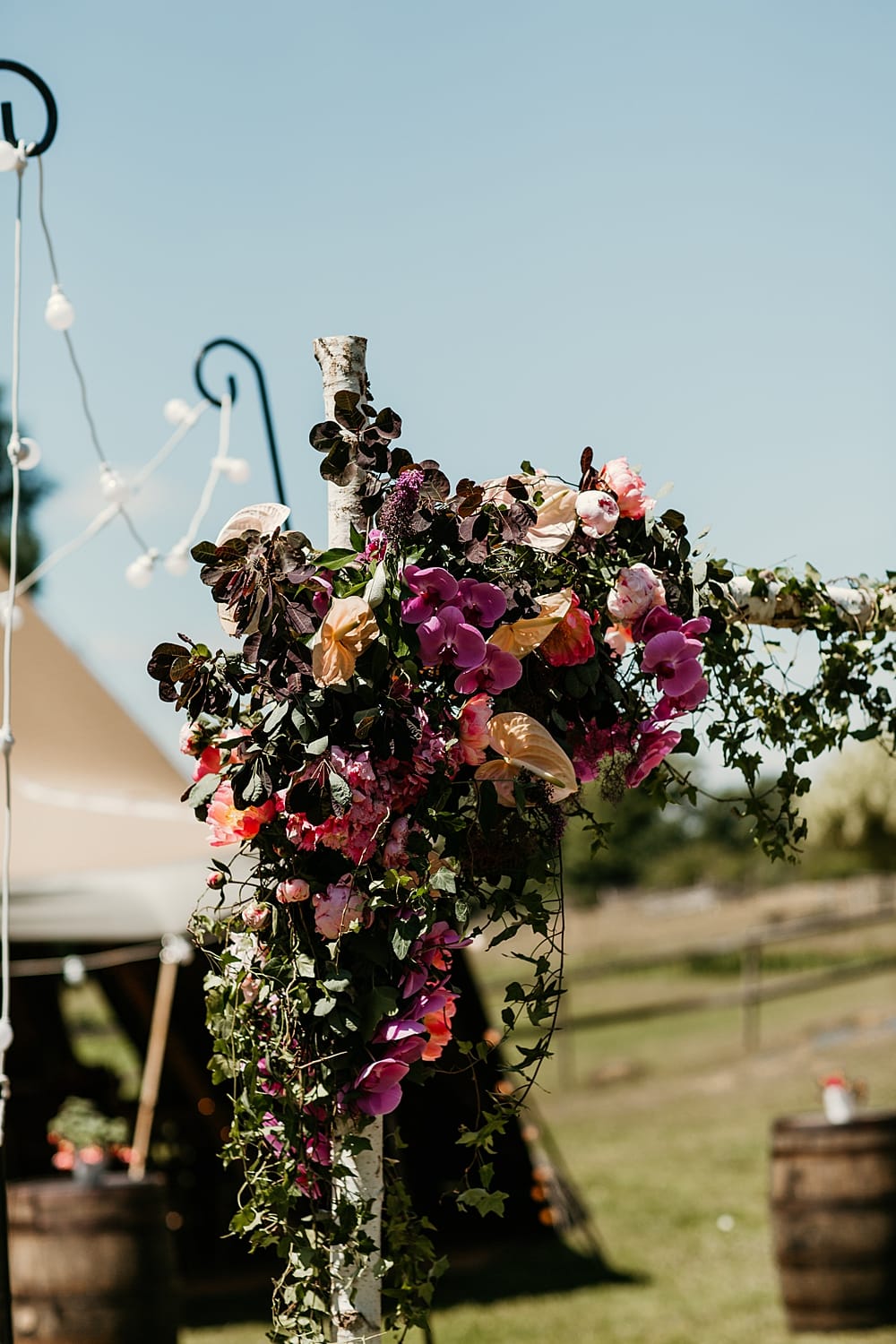 George & Alfie | Chilled Outdoor Sami Tipi Wedding