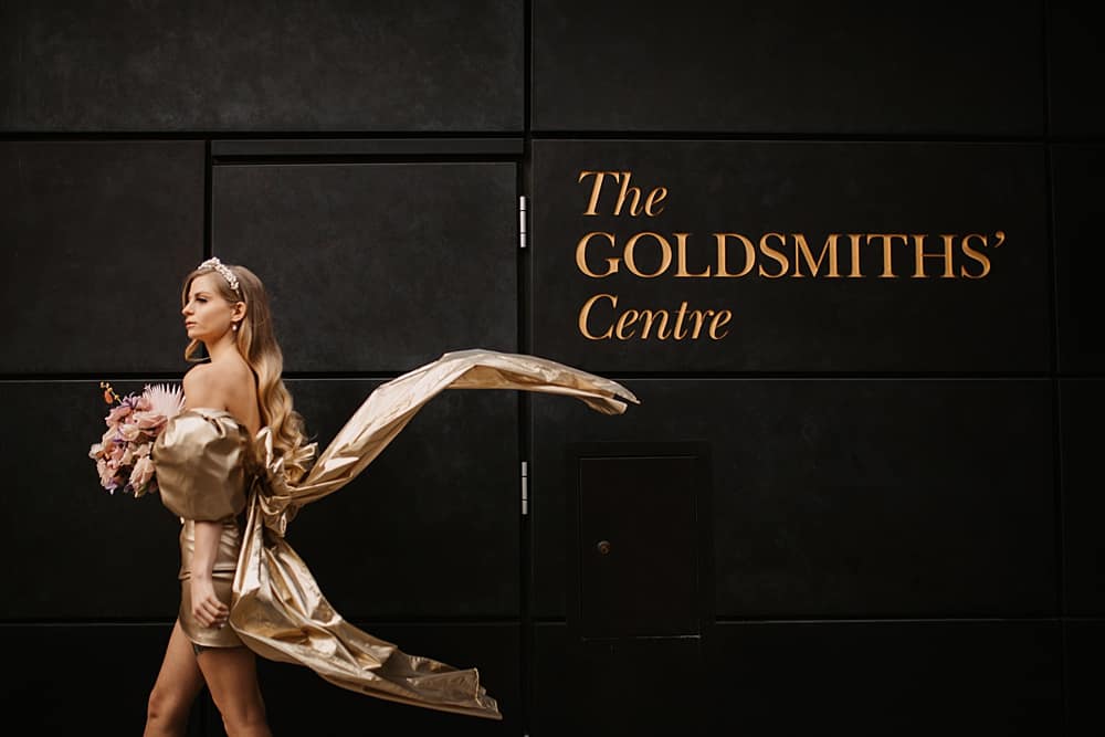 Modern City Wedding Inspiration | The Goldsmiths' Centre in London