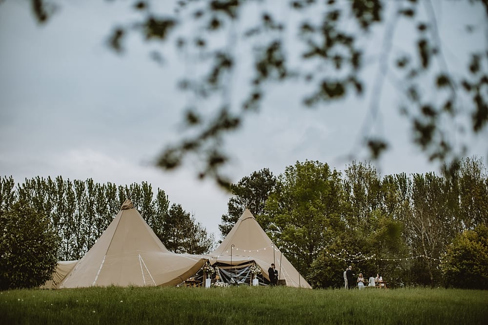 Leanne & Kieron | A Priory Meadows Tipi Wedding with Sami Tipi