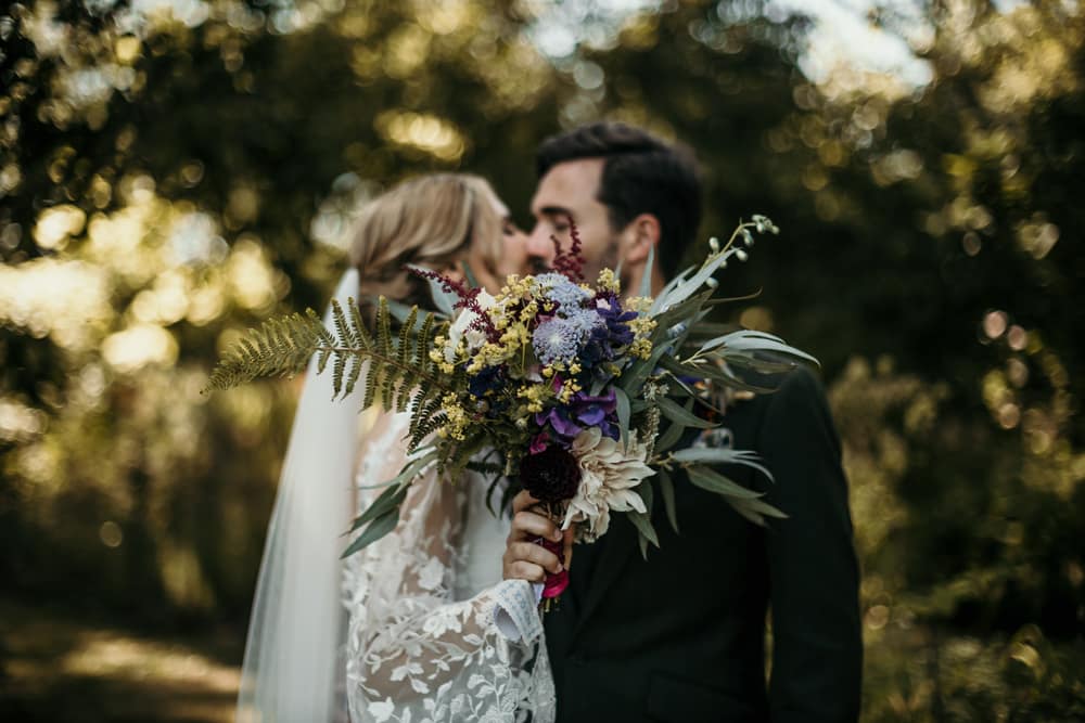 Hannah & Alex | Boho Inspired Garden Ceremony at Hayne Devon