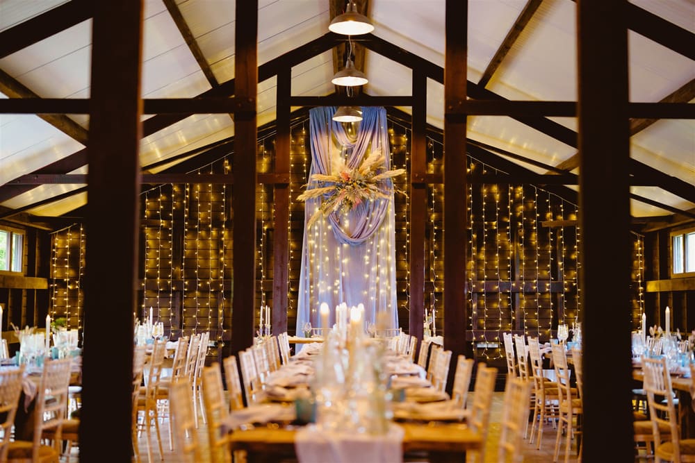 Something Blue Wedding Inspiration at Curds Hall Barn