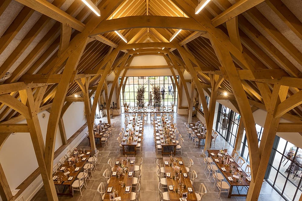 Simon & Lara | First Wedding at The Post Barn in Berkshire