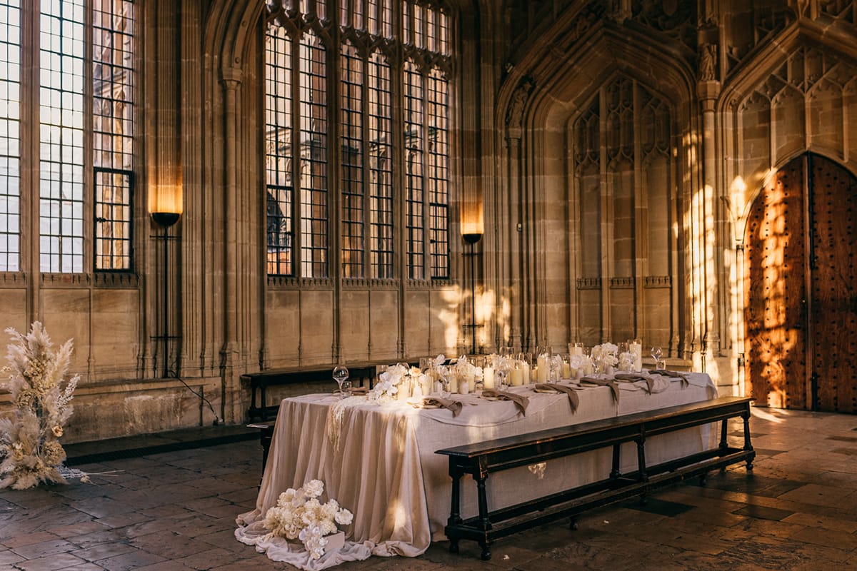 Romantic Wedding Inspiration | The Bodleian Libraries Oxford